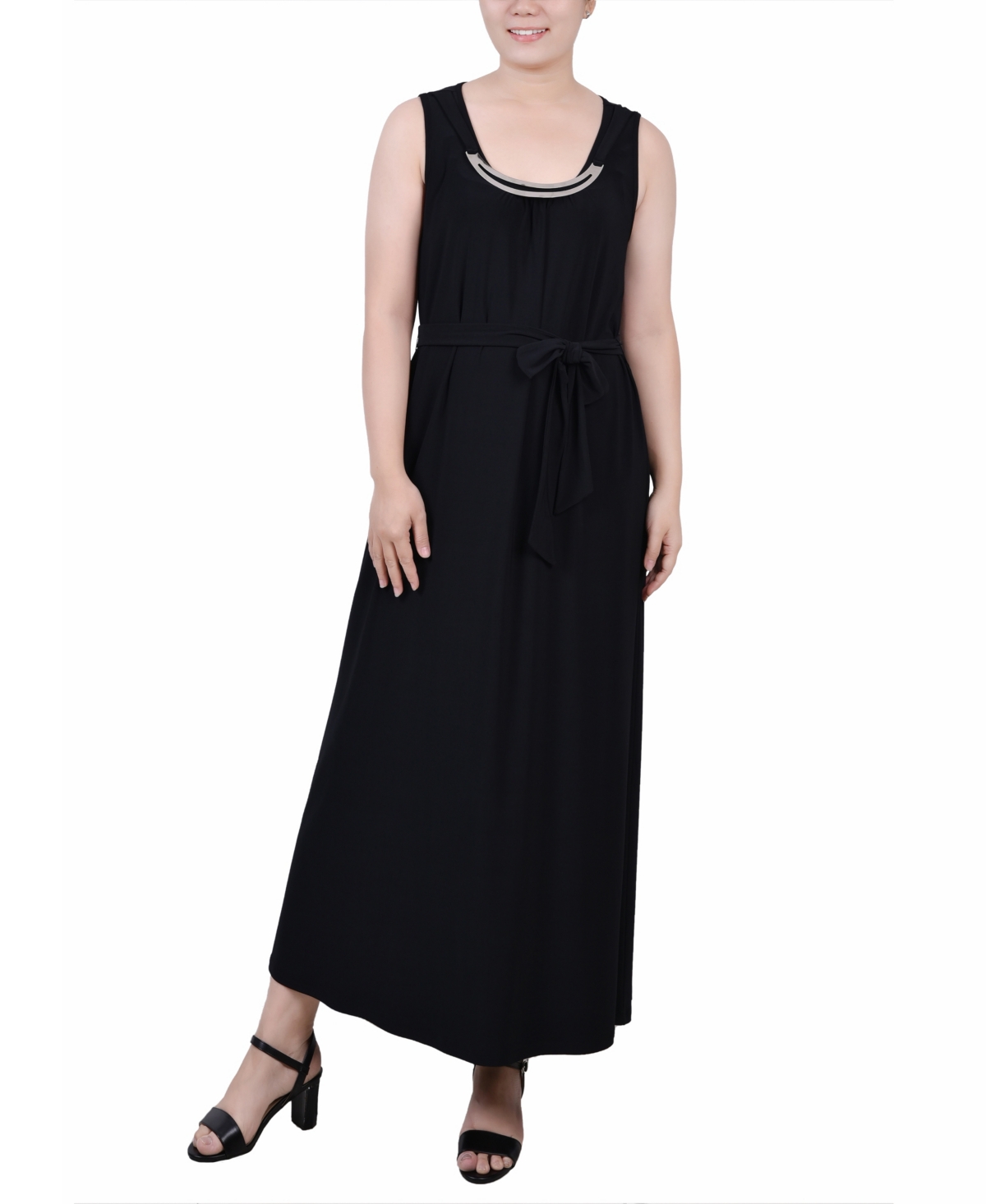 Click here for Ny Collection Petite Ankle Length Sleeveless Dress... prices