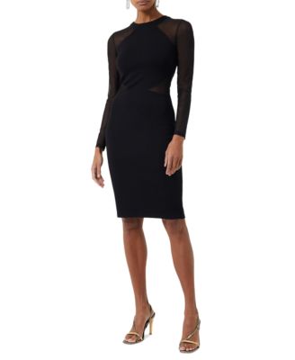 French Connection Women's Viven Paneled Jersey Dress - Macy's