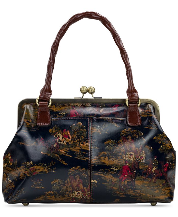 Patricia Nash Rora Frame Medium Leather Satchel - Macy's