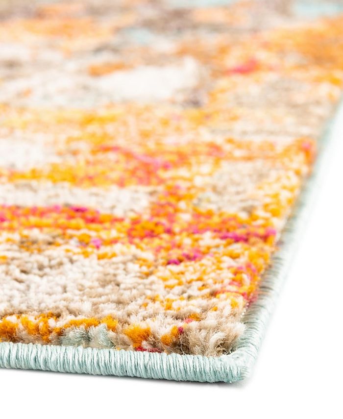 Bayshore Home Splash SPL-07 9' x 12' Area Rug - Macy's