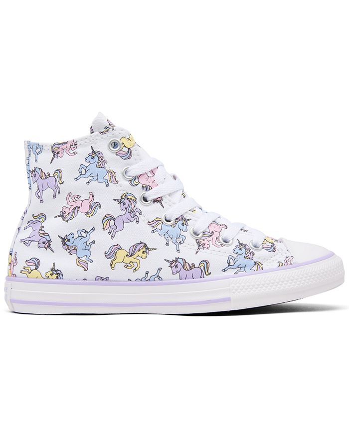 Converse Little Girls Chuck Taylor All Star Unicorns High Top Casual ...