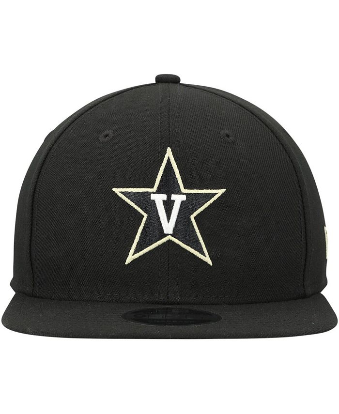 New Era Men's Black Vanderbilt Commodores 9FIFTY Snapback Hat - Macy's
