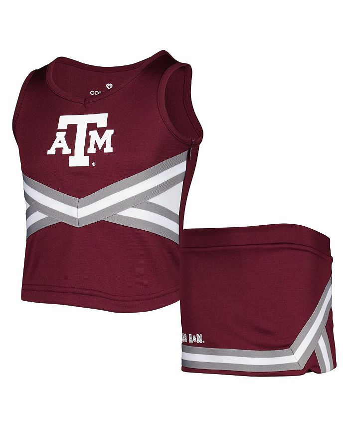 Colosseum Big Girls Maroon Texas A&M Aggies Carousel Cheerleader Set ...