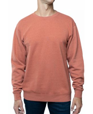 Lazer Men's Crewneck Burnout Fleece Knit Sweatshirt - Macy's