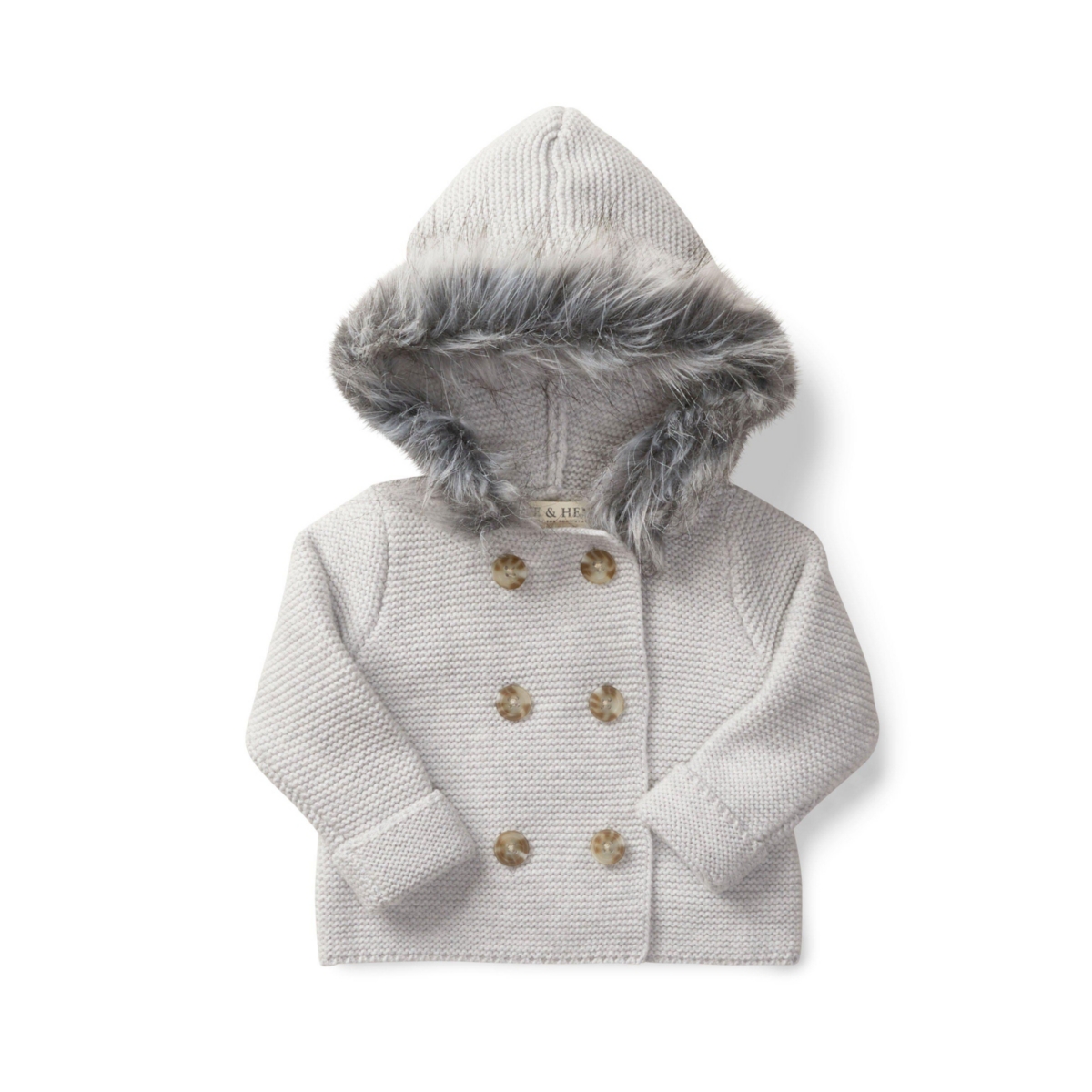 Click here for Hope & Henry Baby Long Sleeve Button Front Hooded... prices