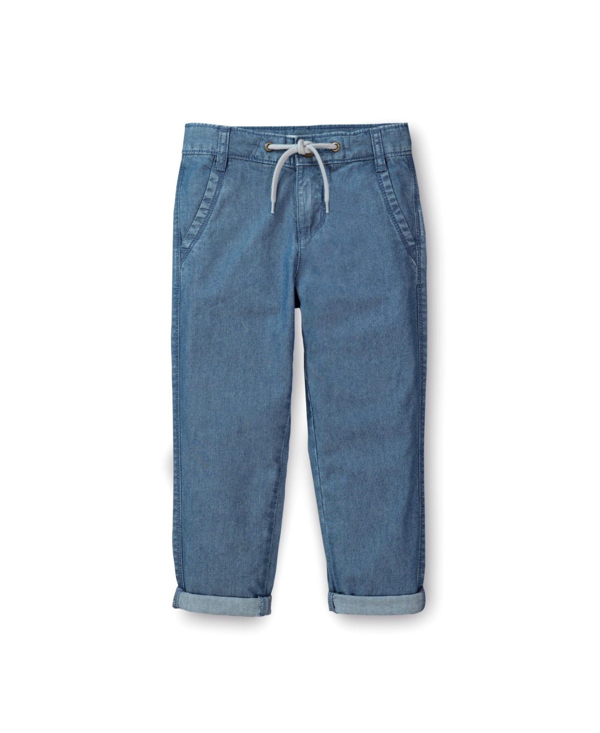 Click here for Hope & Henry Baby Boys Chambray Rolled Cuff Pant W... prices