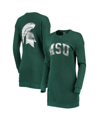 Women's Gameday Couture Green Michigan State Spartans 2-Hit Sweatshirt ...