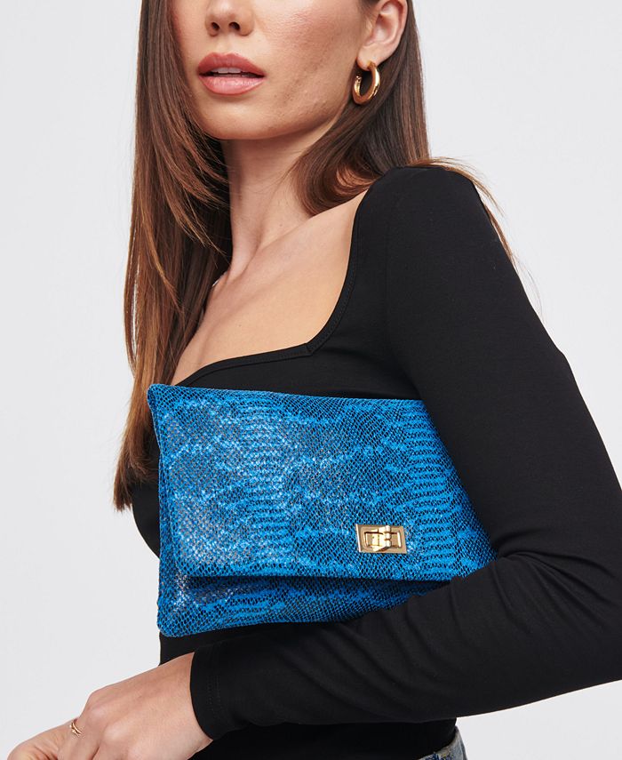 Urban Expressions Women's Rykard Snake Clutch - Macy's