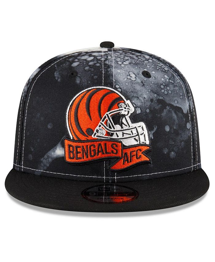 New Era Men's Cincinnati Bengals 2022 Sideline 9FIFTY Ink Dye Snapback ...