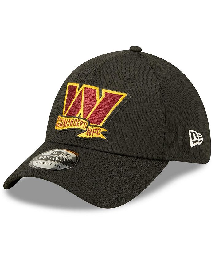 New Era Men's Black Washington Commanders 2022 Sideline 39THIRTY ...