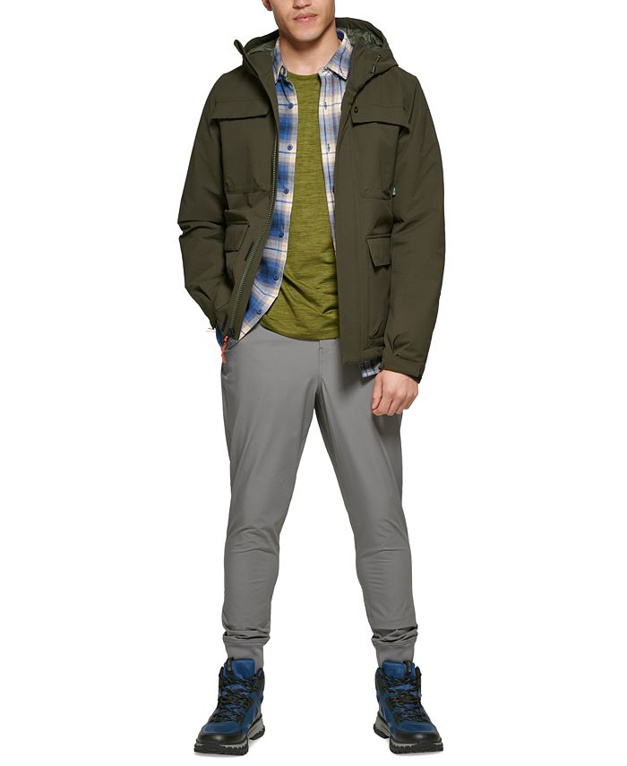 BASS OUTDOOR Men's Storm Rider Hooded Tech Utility Jacket - Macy's