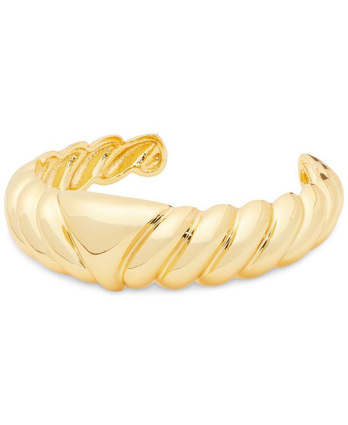 kate spade new york Kate Space New York Gold-Tone French Twist Cuff ...