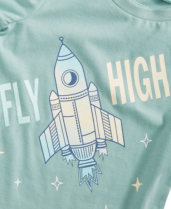 First Impressions Baby Boys Fly High Rocket Shirt, Created for Macy's ...