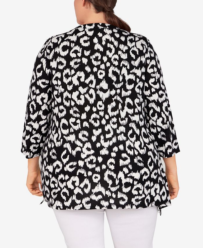 Ruby Rd. Plus Size Hatchi Animal Top & Reviews - Tops - Plus Sizes - Macy's