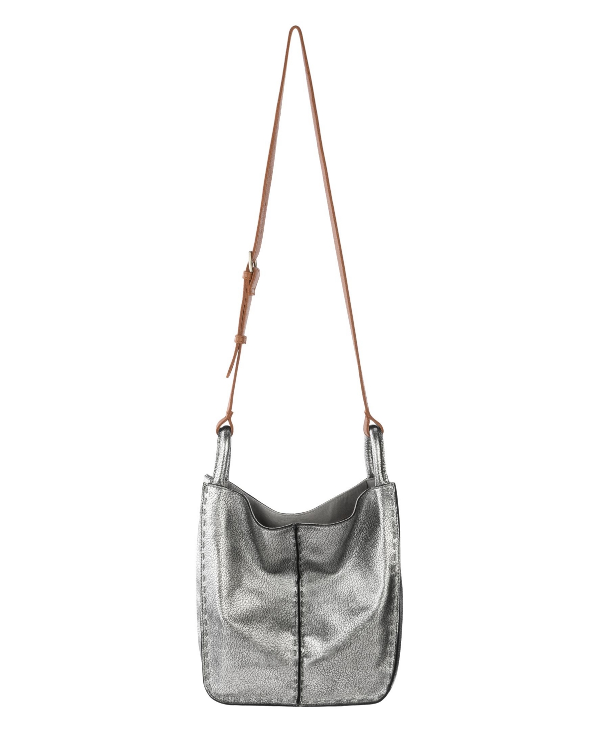 Click here for The Sak Los Feliz Leather Medium Crossbody Bag - D... prices