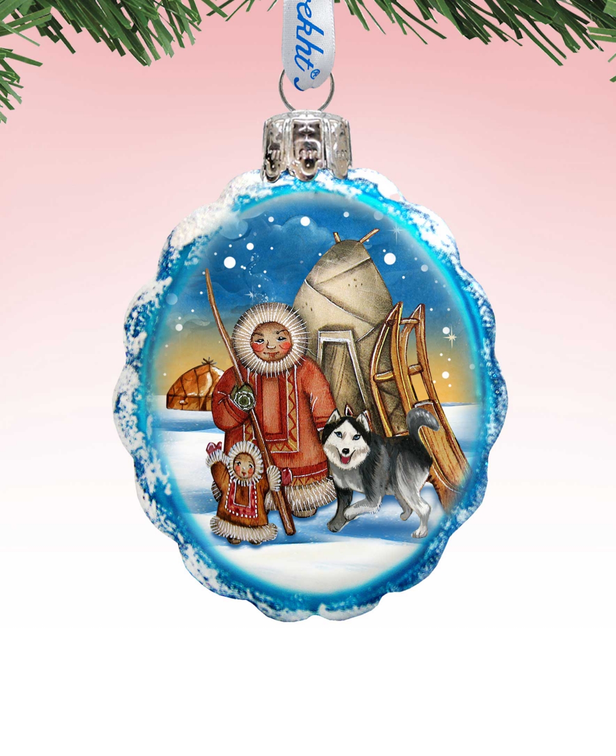 Click here for Designocracy Eskimo Mercury Holiday Ornament - Mul... prices