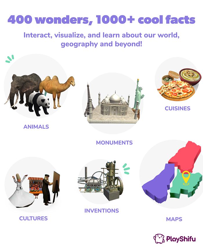 PlayShifu Orboot Earth Educational Interactive Globe Set, 5 Pieces - Macy's