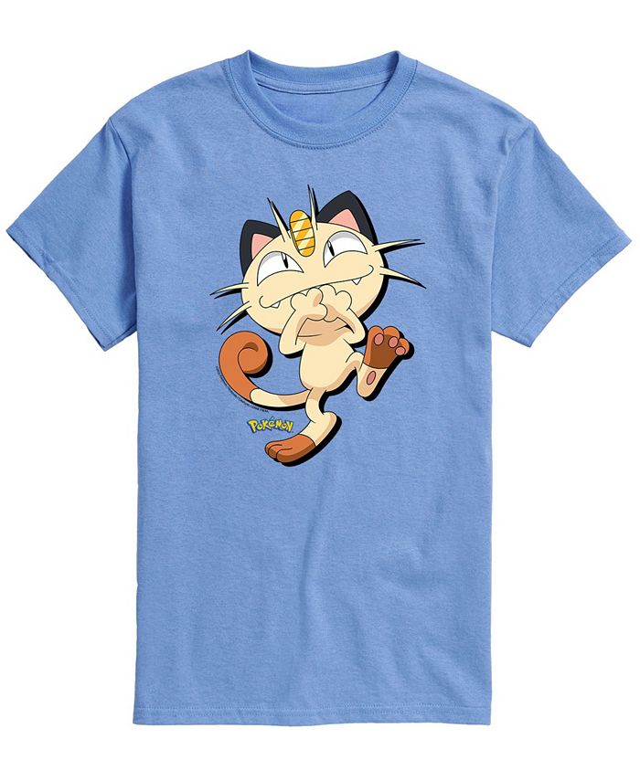 AIRWAVES Men's Pokemon Meowth Graphic T-shirt - Macy's