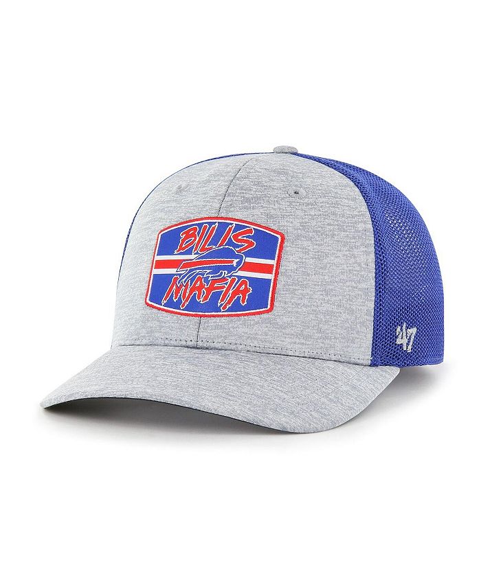 '47 Brand Men's Heathered Gray and Royal Buffalo Bills Motivator Flex ...