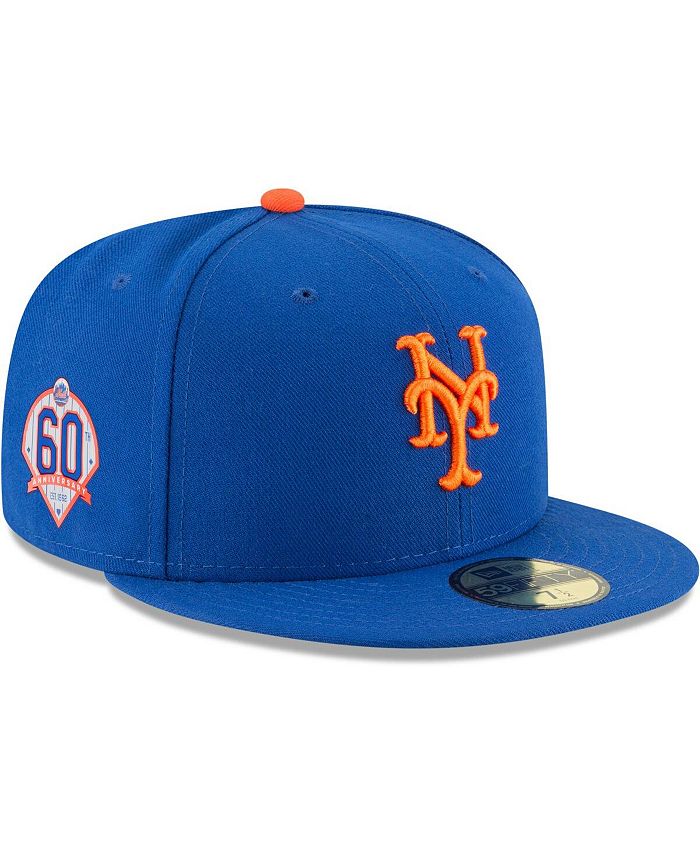 New Era Men's Royal New York Mets 60th Anniversary Authentic Collection ...