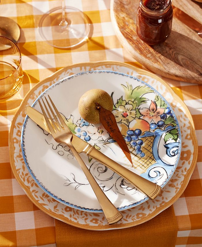 Lenox Autumn Studio Accent Plate Set, 4 Piece - Macy's