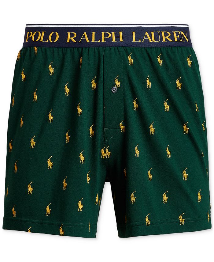 Polo Ralph Lauren Men's Cotton Blend Exposed Waistband Boxers - Macy's