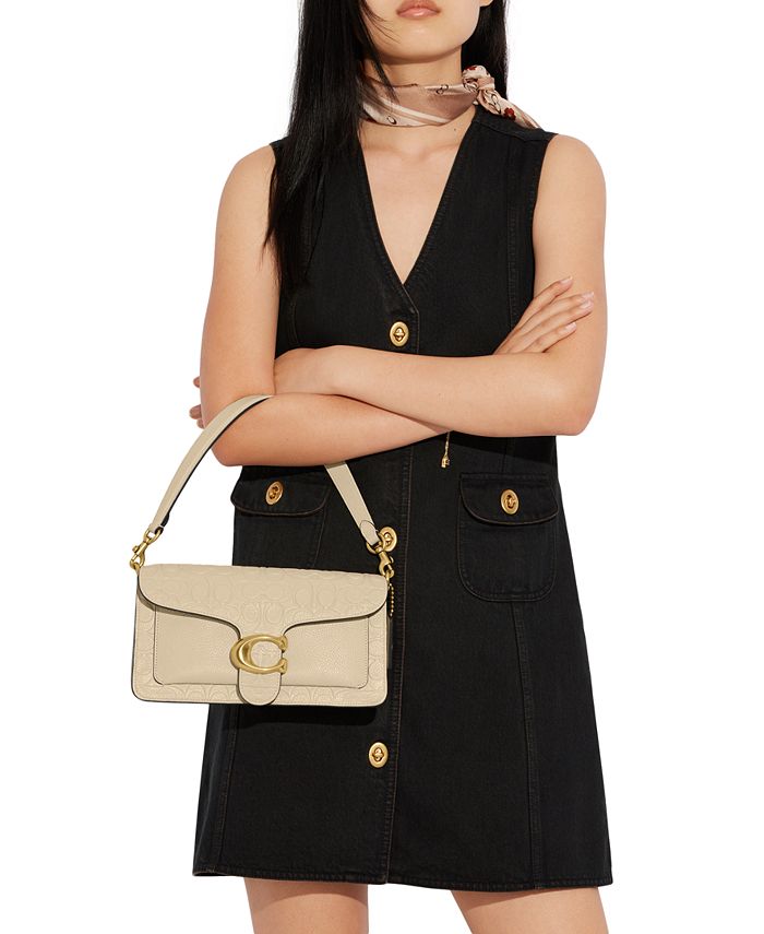 COACH Embossed Signature Leather Tabby 26 - Macy's