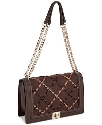 INC International Concepts Ajae Flap Quilted Shoulder Bag, Created for ...