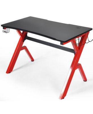 Costway Gaming Desk Computer Desk w/Controller Headphone storage - Macy's
