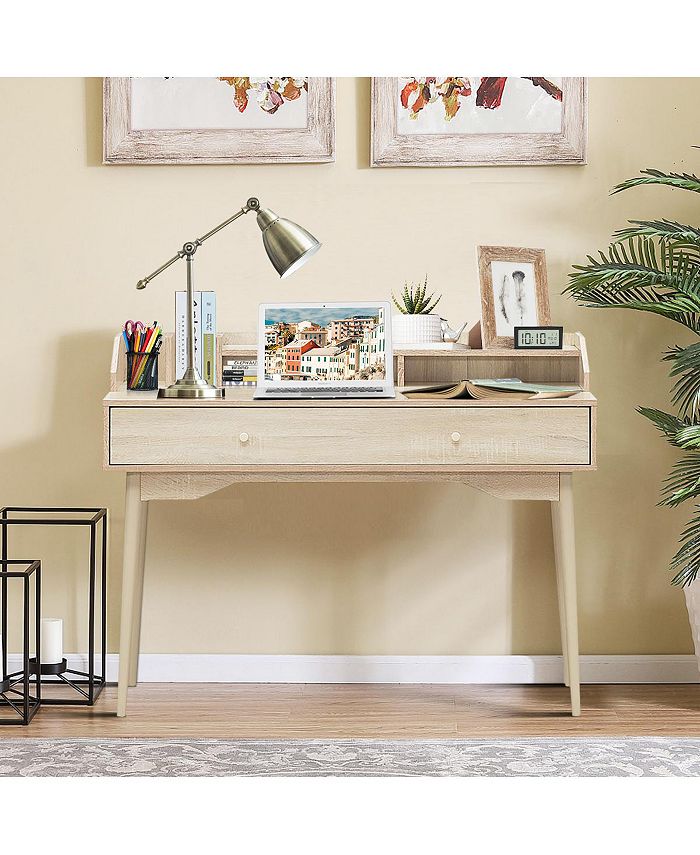 Costway Computer Desk Home Office Writing Desk Study Workstation - Macy's