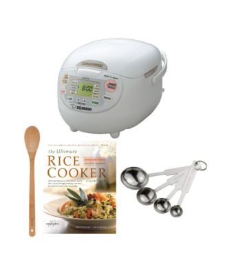 Zojirushi Neuro Fuzzy 10-Cup Rice Cooker And Warmer With Recipe Book ...