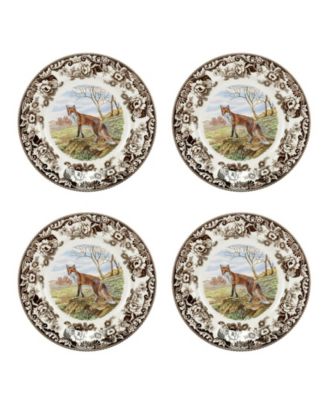 Spode Woodland Red Fox Dinner Plates, Set of 4 - Macy's
