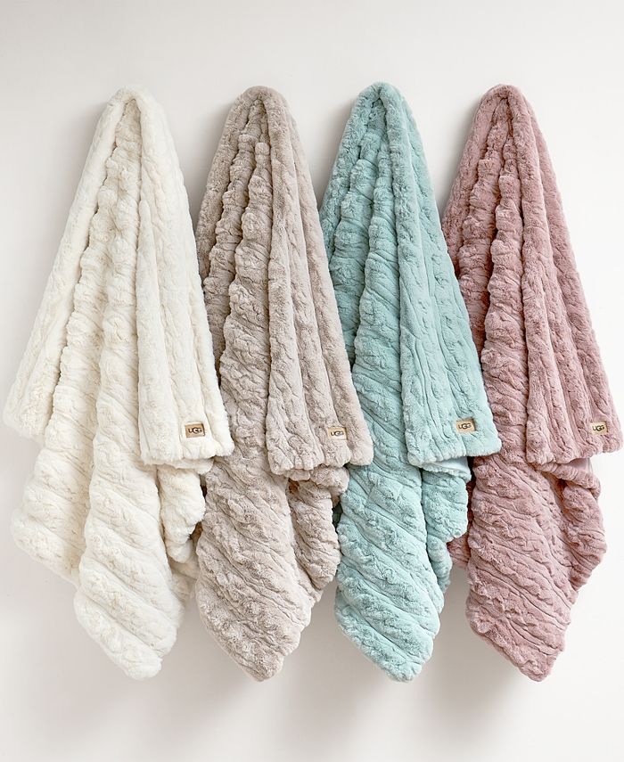 Ugg® Ismay Faux Fur Throw 50 X 70 Macys