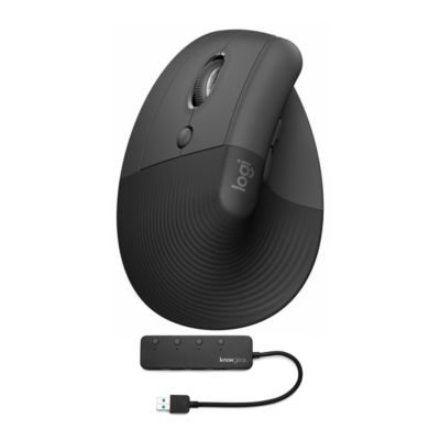 Logitech Lift Left-Handed Vertical Wireless Ergonomic Mouse With Usb ...