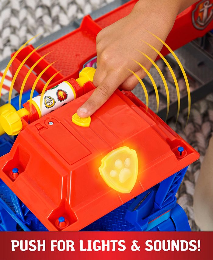 PAW Patrol Big Truck Pups, Truck Stop Wide Transforming Playset ...