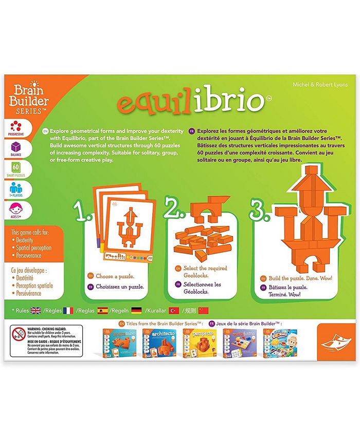 FoxMind Games Equilibrio Brain Builder Series Geometrical Puzzles - Macy's