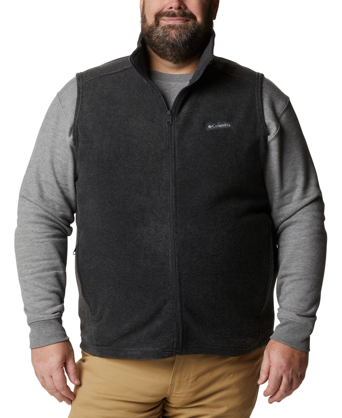 Click here for Columbia Mens Big & Tall Steens Mountain Vest - Ch... prices