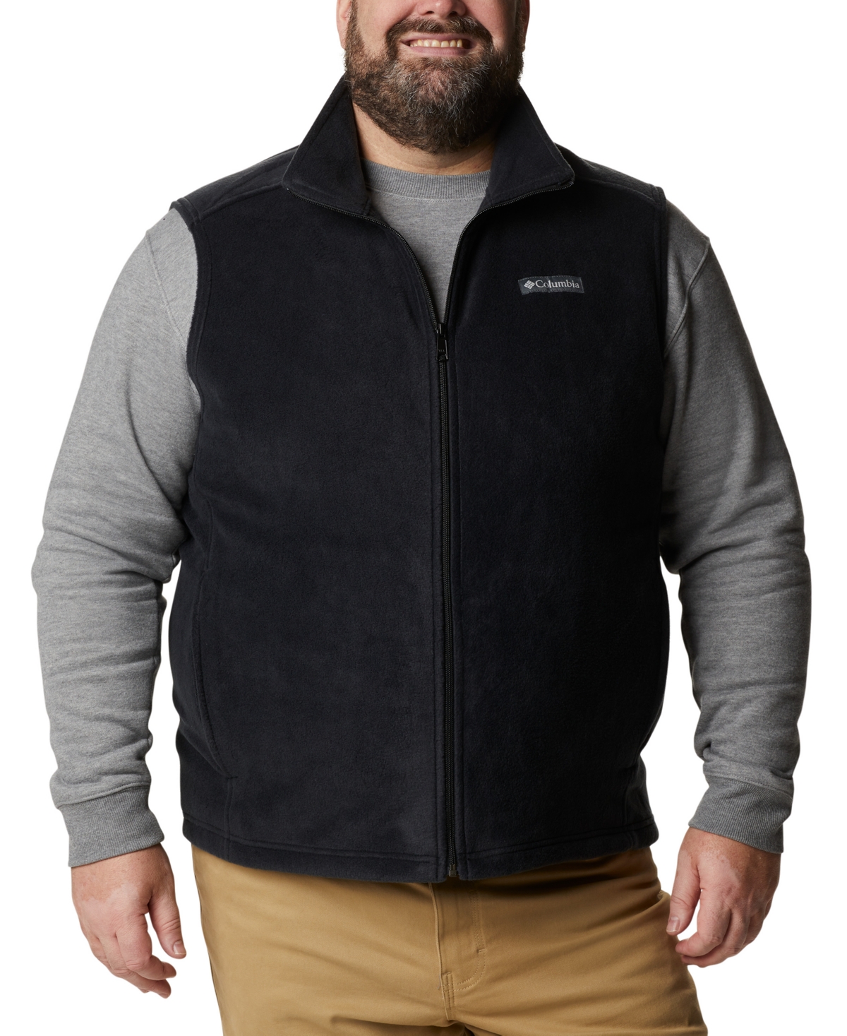 Click here for Columbia Mens Big & Tall Steens Mountain Vest - Bl... prices