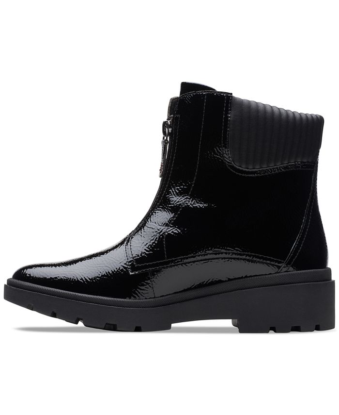 Clarks Women's Calla Zip Chelsea Lug Sole Booties - Macy's
