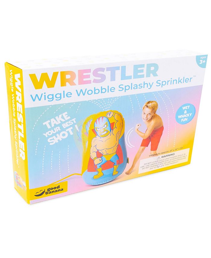 Good Banana Wrestler Wiggle Wobble Splashy Sprinkler Kids Inflatable ...