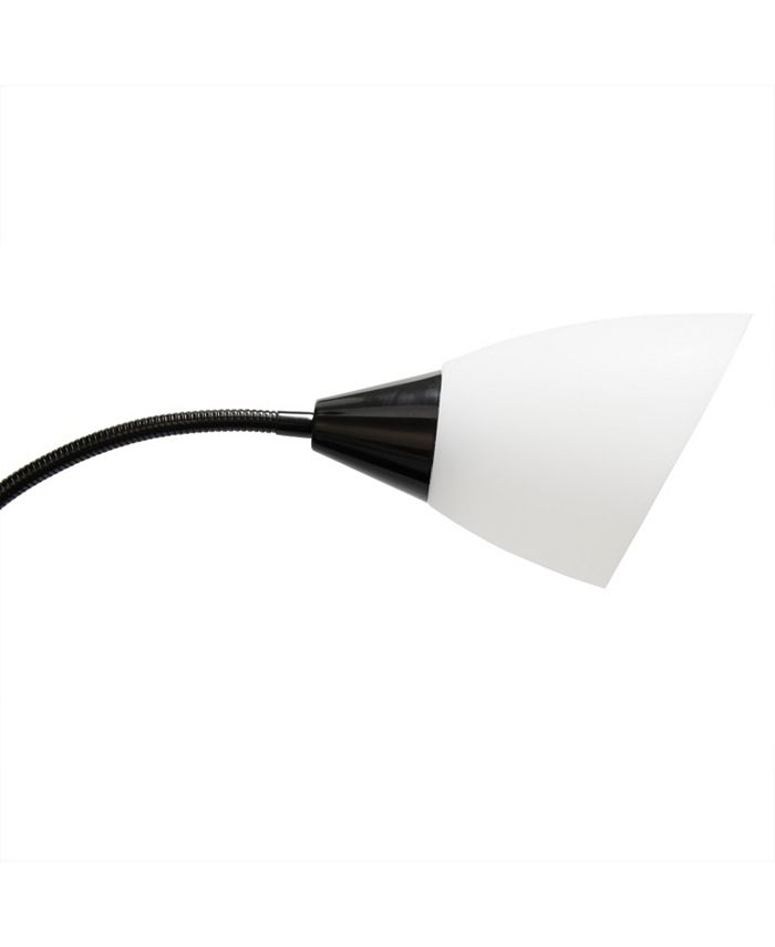 All The Rages Simple Designs 5 Light Adjustable Gooseneck Floor Lamp ...