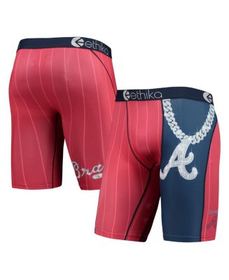Men's Ethika Red Atlanta Braves Slugger Boxers - Macy's