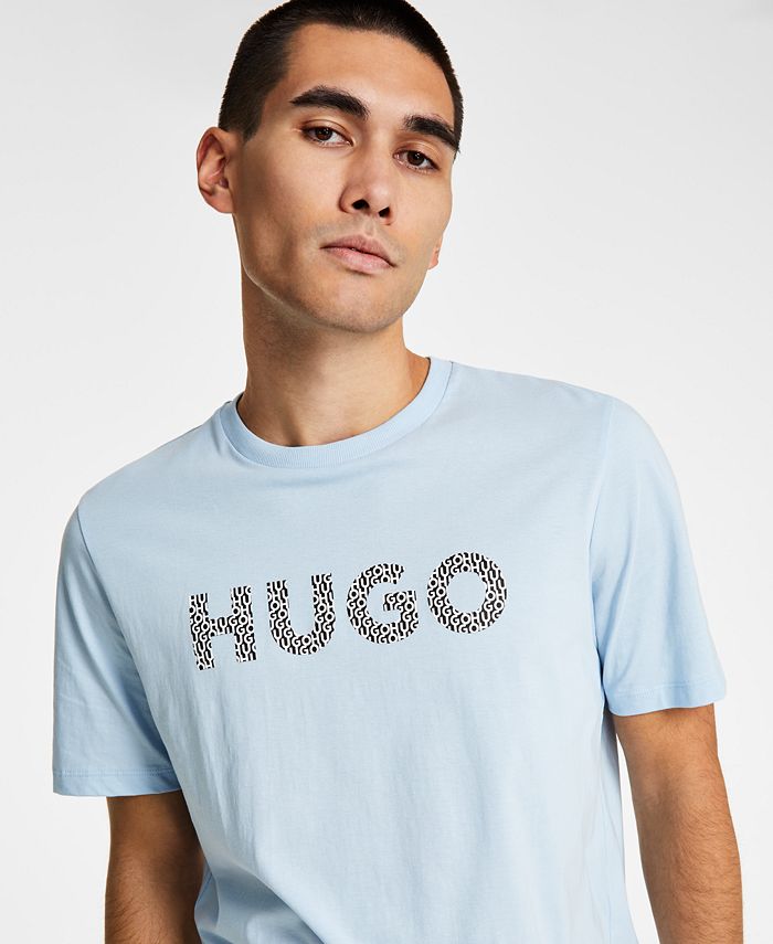 HUGO Men's Dulono Logo-Filled Logo Graphic T-Shirt, Created for Macy's ...