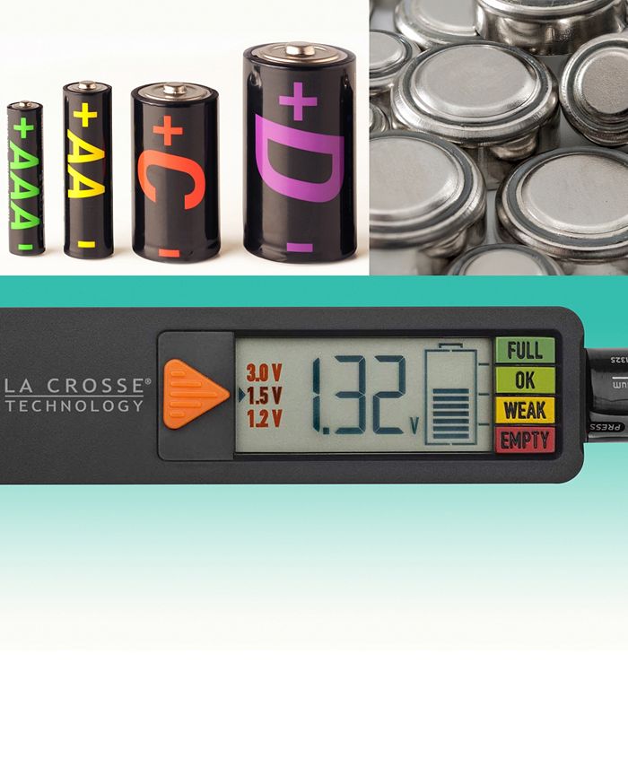 La Crosse Technology Handheld Digital Battery Tester - Macy's