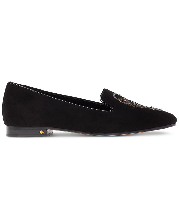 kate spade new york Women's Lounge Leopard Loafer Flats - Macy's