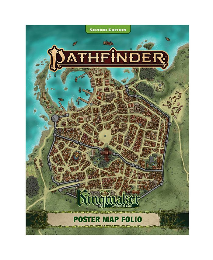 PAIZO Pathfinder Kingmaker Poster Map Folio RPG Accessory - Macy's