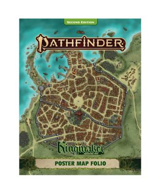 PAIZO Pathfinder Kingmaker Poster Map Folio RPG Accessory - Macy's