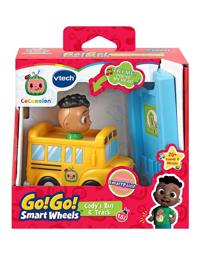 VTech Cocomelon Go Go Smart Wheels Cody's Bus and Track - Macy's