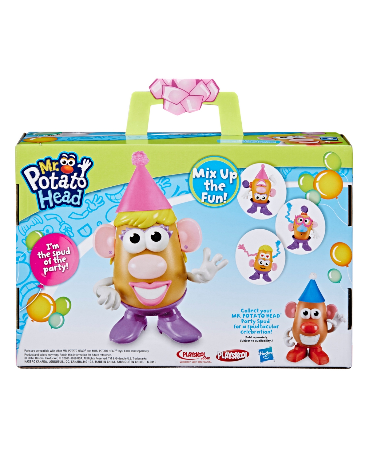 Mr. Potato Head Kids' Potato Head Mrs. Potato Head Party Spudette In ...