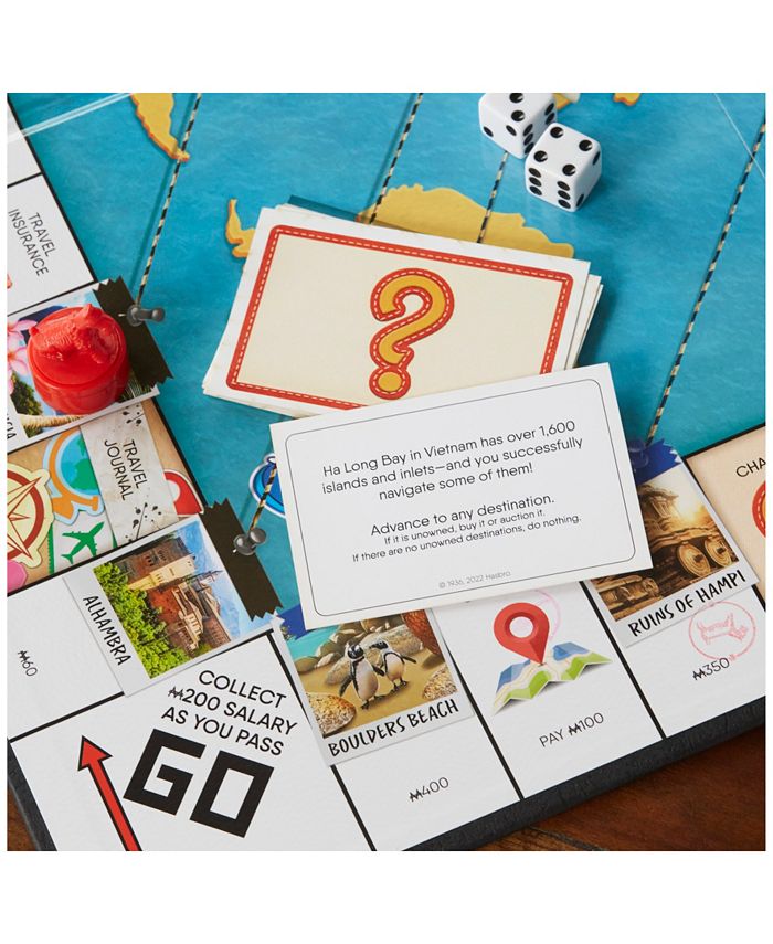 Monopoly Travel World Tour Board Game - Macy's